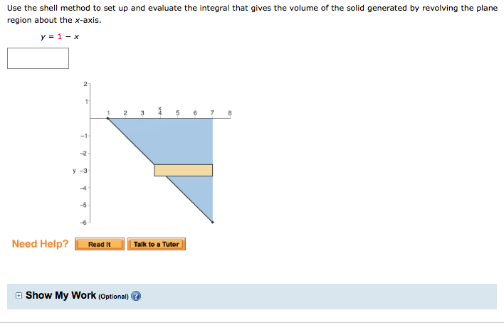 Solved Use the shell method to set up and evaluate the | Chegg.com