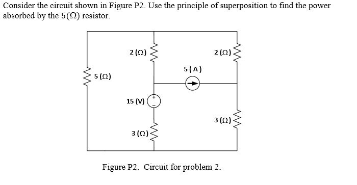 Solved Consider the circuit shown in Figure P2. Use the | Chegg.com