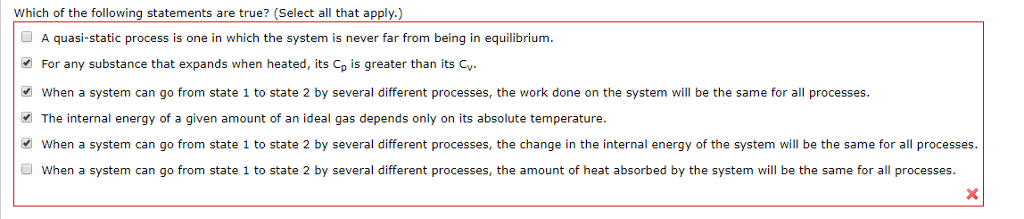 Solved Which of the following statements are true? (Select | Chegg.com Solved Which of the following statements are true? (Select | Chegg.com