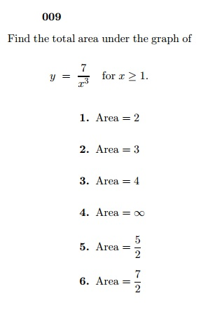 Solved Find the total area under the graph of y = 7/x3 for | Chegg.com