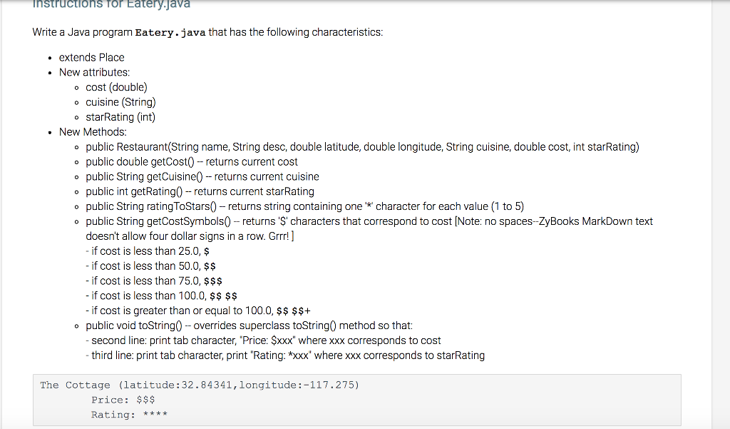 Solved Instructions for Attraction java Write a Java program | Chegg.com