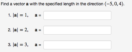 Solved Find a vector a with the specified length in the | Chegg.com
