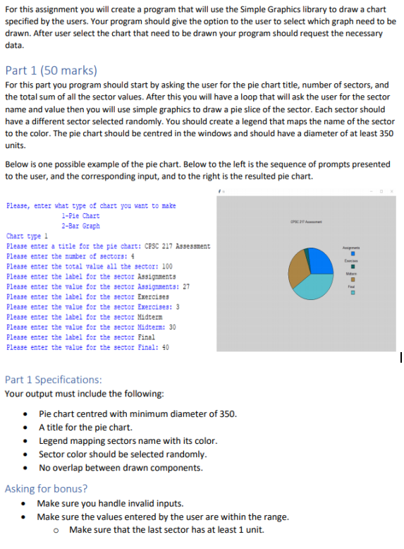 For this assignment you will create a program that | Chegg.com