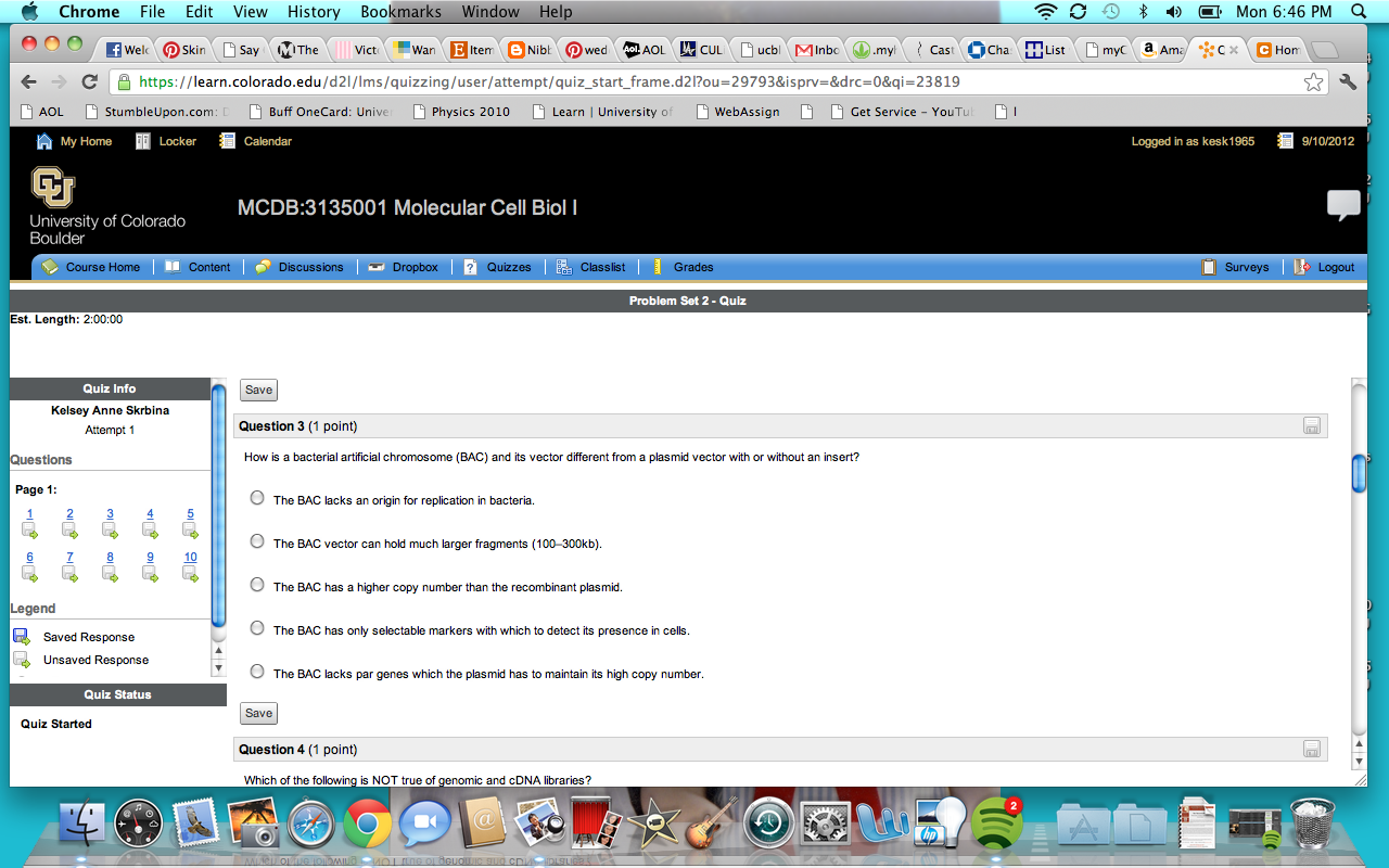 Solved How is a bacterial artificial chromosome (BAC) and | Chegg.com