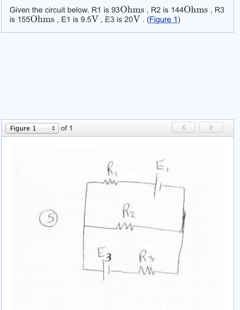 Given the circuit below. R1 is 93 ohms, R2 IS | Chegg.com