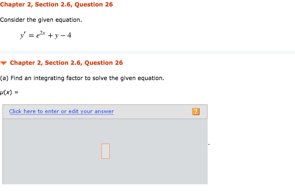 Solved Chapter 2, Section 2.6, Question 26 Consider the | Chegg.com