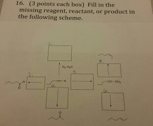 Solved Fill in the missing reagent, reactant, or product the | Chegg.com
