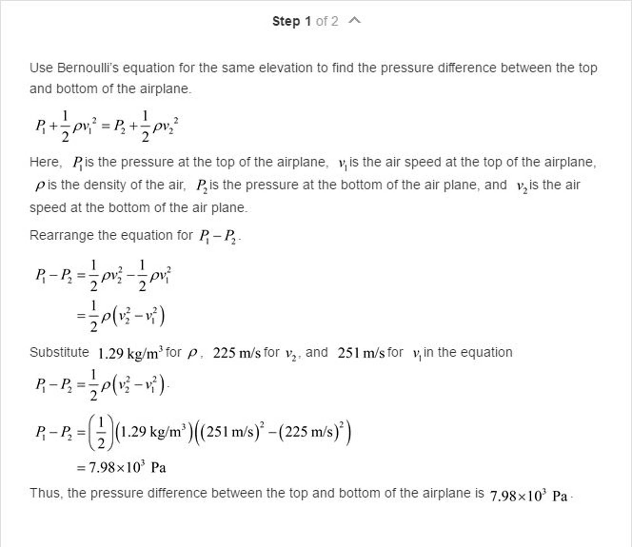 Solved Hi, in Bernoulli's Equation: Cutnell's Physics, 9th | Chegg.com