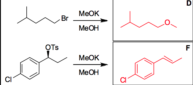 Solved Even though the two reactions have the same reagent | Chegg.com
