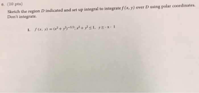 Solved Sketch the region D indicated and set up integral to | Chegg.com