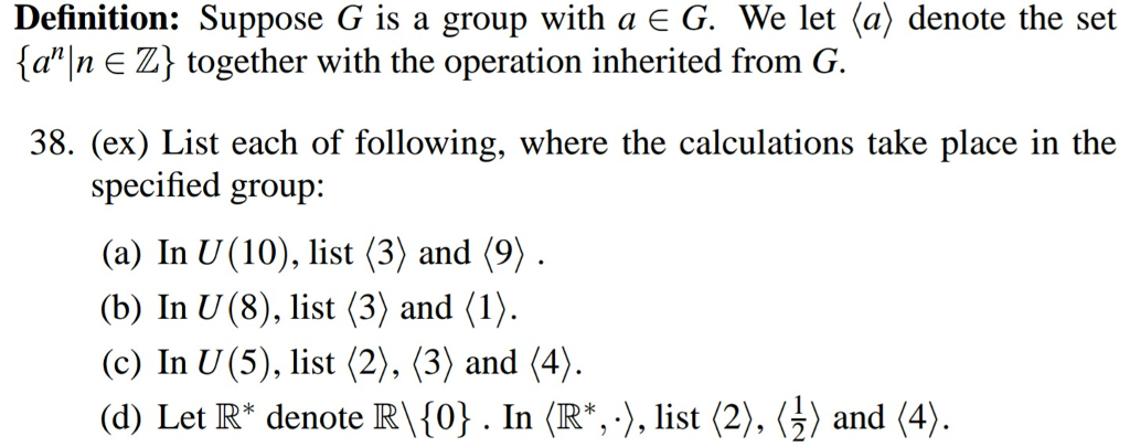 Solved Suppose G is a group with a epsilon G. We let (a) | Chegg.com