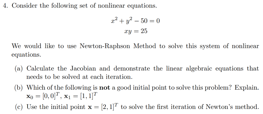 Solving Systems Of Nonlinear Equations Calculator Slidesharetrick