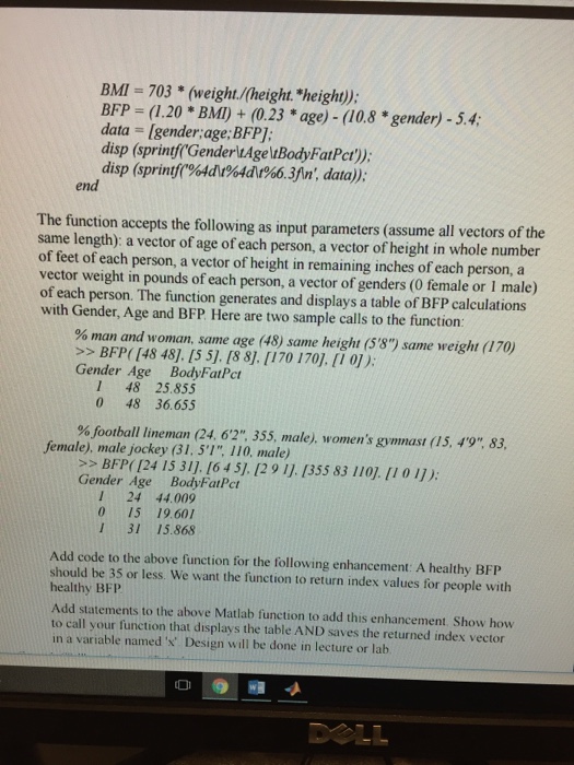 M-file scripts/function | Chegg.com
