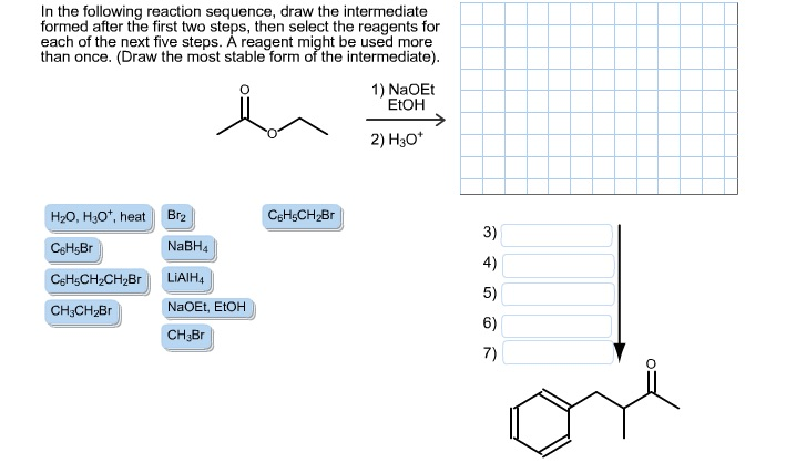 Solved In the following reaction sequence, draw the | Chegg.com