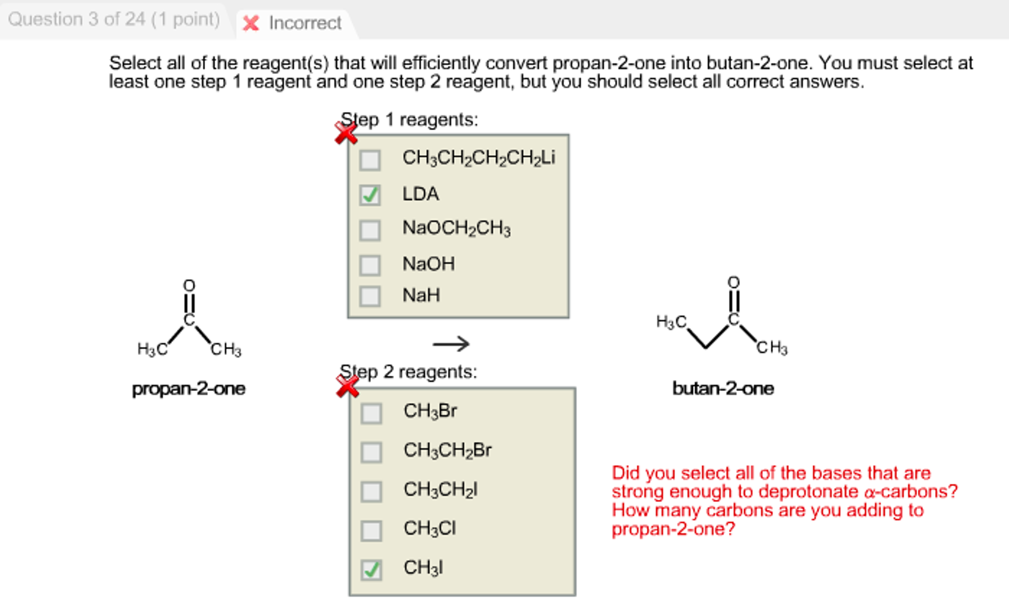 Solved Select all of the reagent(s) that will efficiently | Chegg.com
