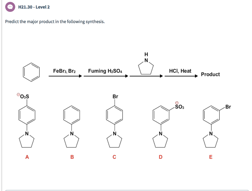 Solved H21.26-Level 3 What is NOT a possible product of the | Chegg.com Solved H21.26-Level 3 What is NOT a possible product of the | Chegg.com
