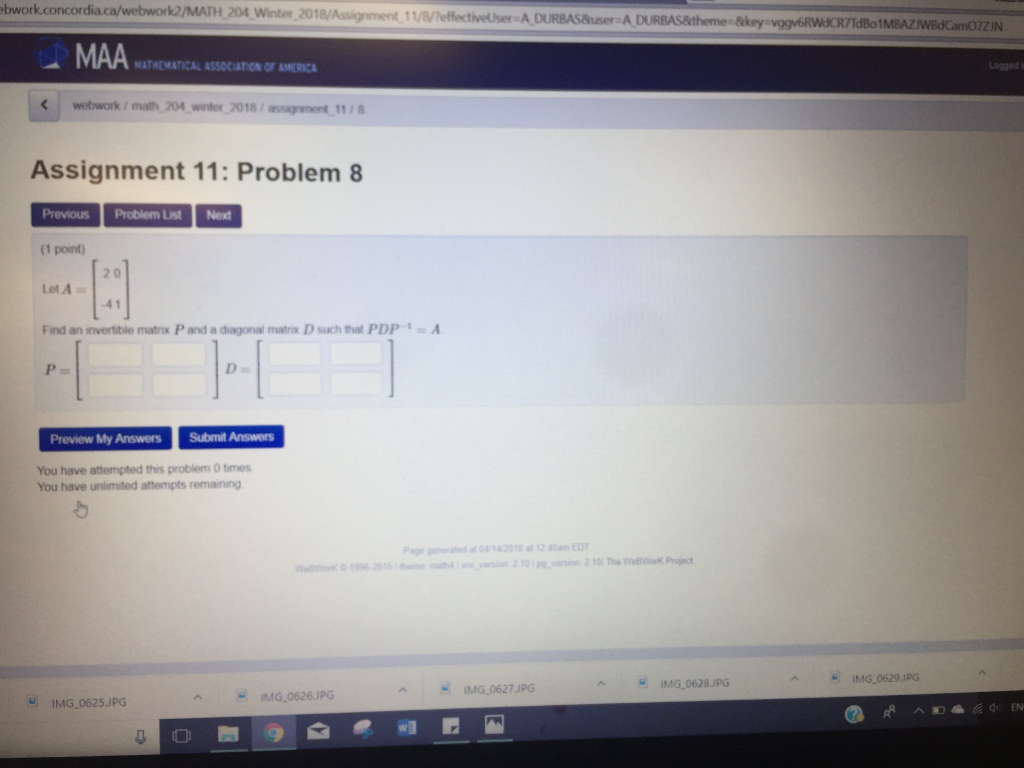 Solved bwork.concordia.ca/webwork2/MATH 204 Winter,2018 | Chegg.com Solved bwork.concordia.ca/webwork2/MATH 204 Winter,2018 | Chegg.com