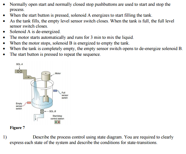 Solved Normally open start and normally closed stop | Chegg.com