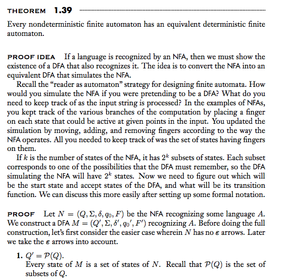 Solved Use the construction given in Theorem 1.39 to convert | Chegg.com