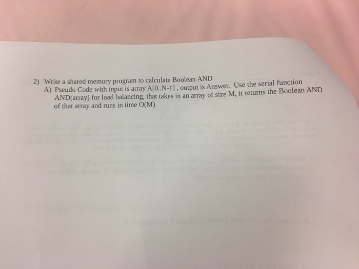 Solved Introduction to Parallel and Distributed Computing. | Chegg.com