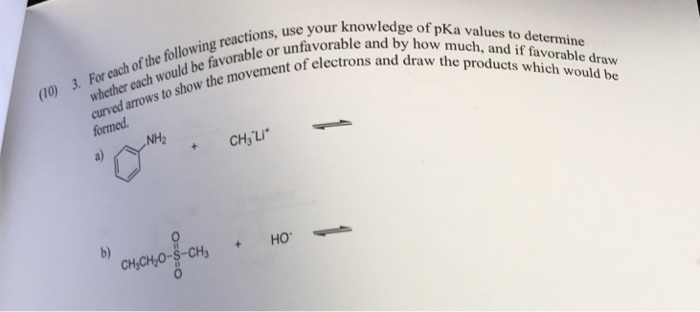 Solved For each of the following reactions, use your | Chegg.com