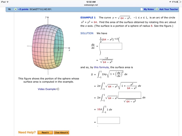 Solved The curve y = 64 - x2, is an arc of the circle x2 + | Chegg.com