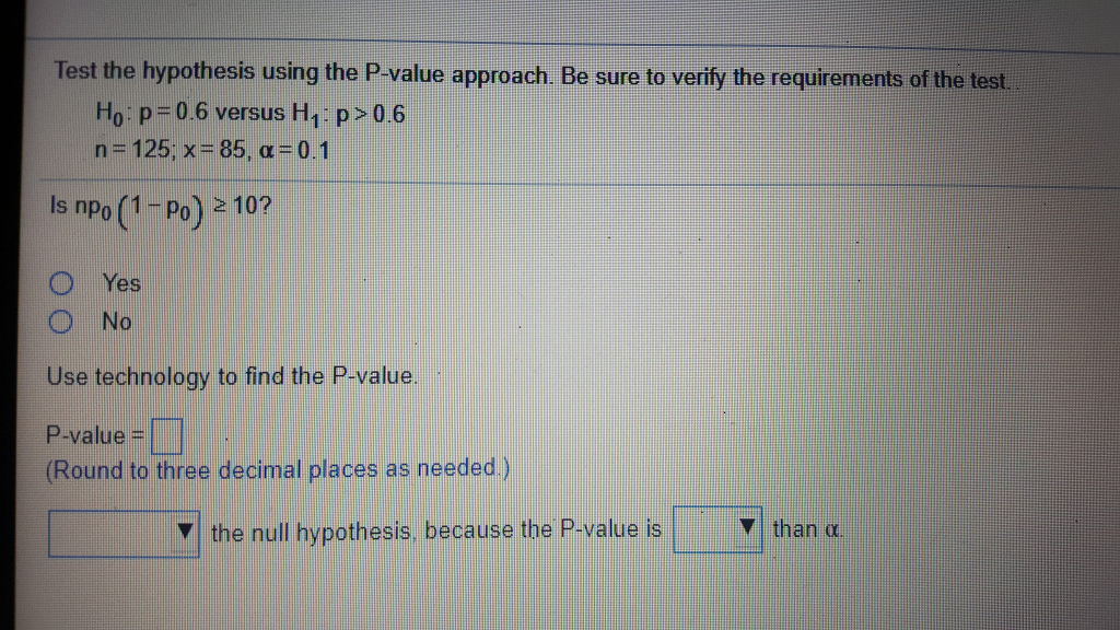 Solved Test the hypothesis using the P-value approach Be | Chegg.com