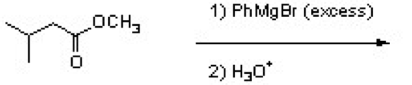 Solved OCH 1) PhMgBr (excess) 2) H30 | Chegg.com