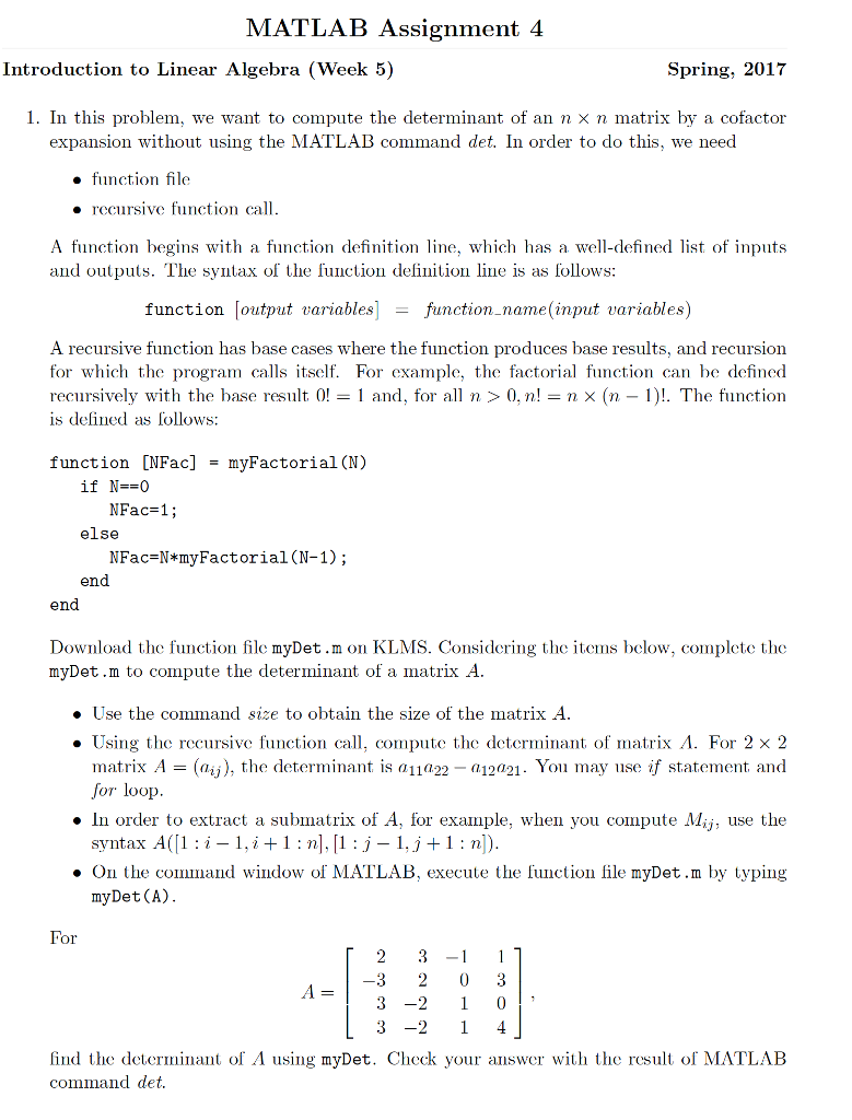Solved I've been working on a matlab assignment , and | Chegg.com