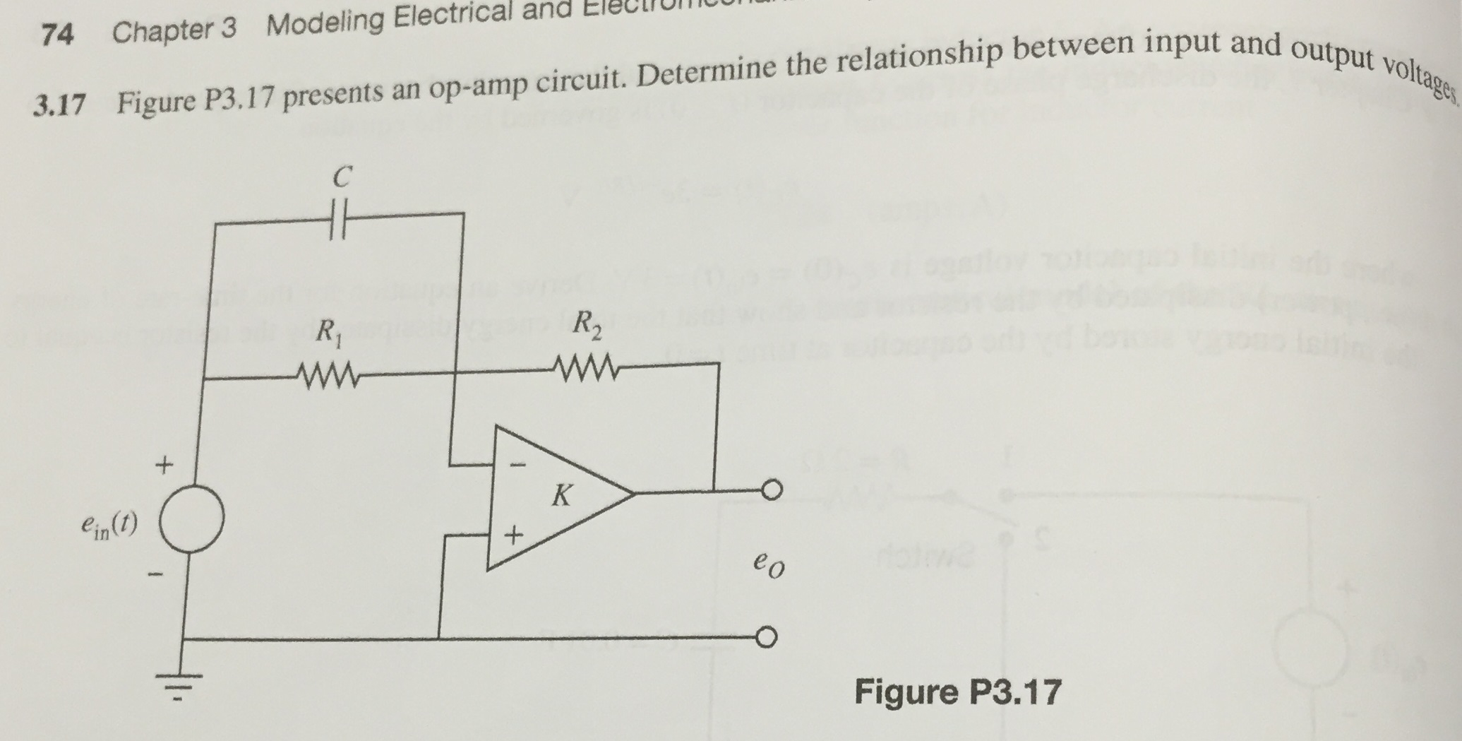 Solved Chapter 3 Modeling Electrical and ElecUTIU cal and | Chegg.com