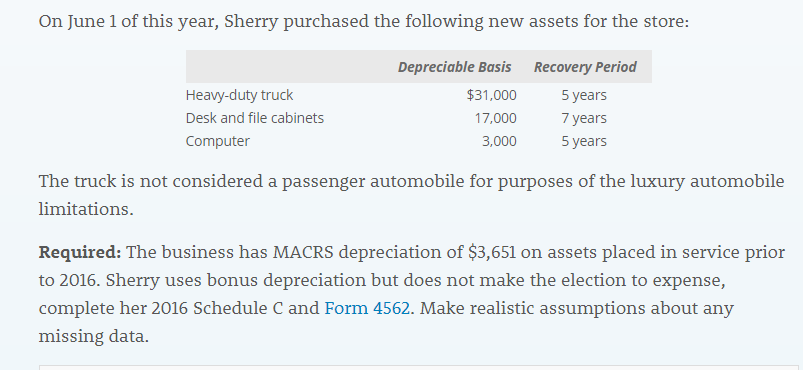 Solved Sherry Hopson owns a retail family clothing store. | Chegg.com