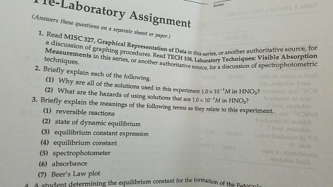 Solved Laboratory Assignment 1. questions on separate or | Chegg.com