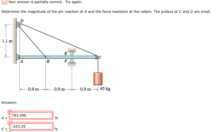 Solved Your answer is partially correct. Try again. | Chegg.com