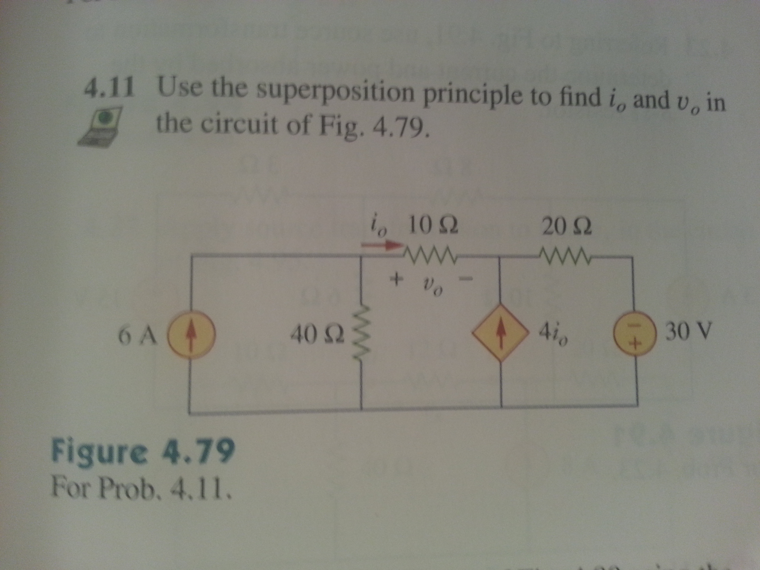 Solved 4.5 For the circuit in Fig. 4.73, assume v0 = 1 V, | Chegg.com