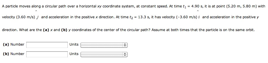 Solved A particle moves along a circular path over a | Chegg.com