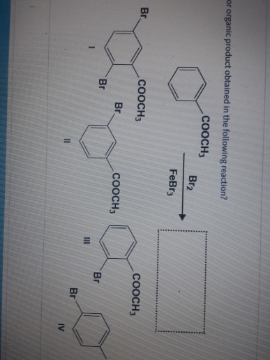 Solved product obtained in the following reaction? or COOCH | Chegg.com