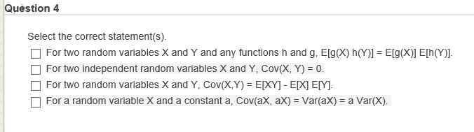 Solved Select The Correct Statement S