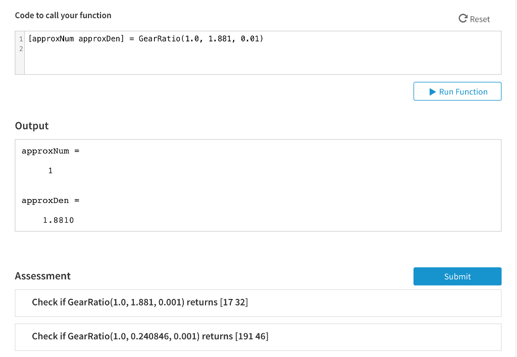 Solved IN MATLAB Calculating gear ratios for an orrery. | Chegg.com