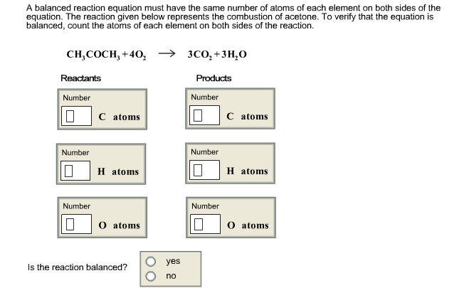 Solved A balanced reaction equation must have the same | Chegg.com