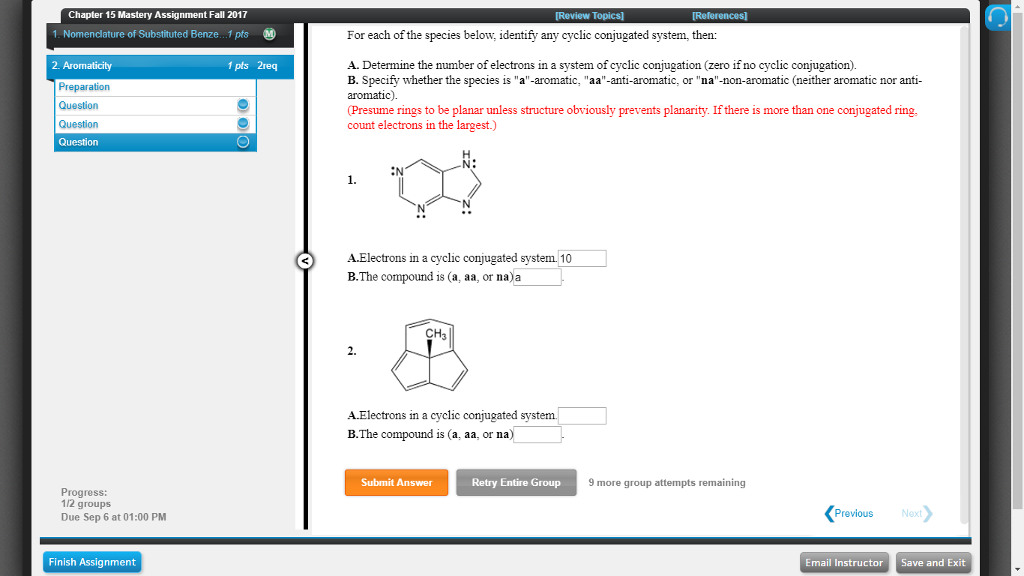 Solved Chapter 15 Mastery Assignment Fall 2017 Review | Chegg.com