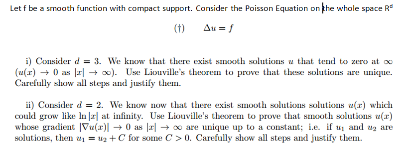 Solved Let f be a smooth function with compact support. | Chegg.com