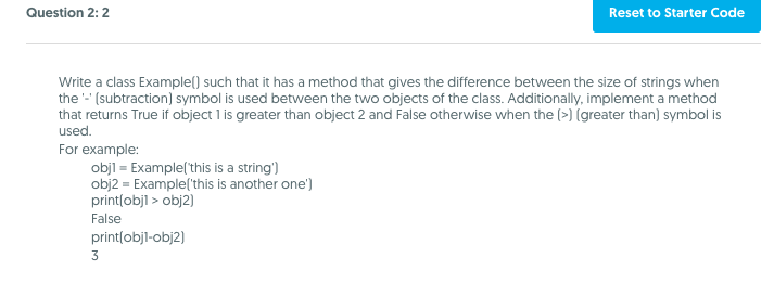 Solved Write A Class Example That Initializes Two Values