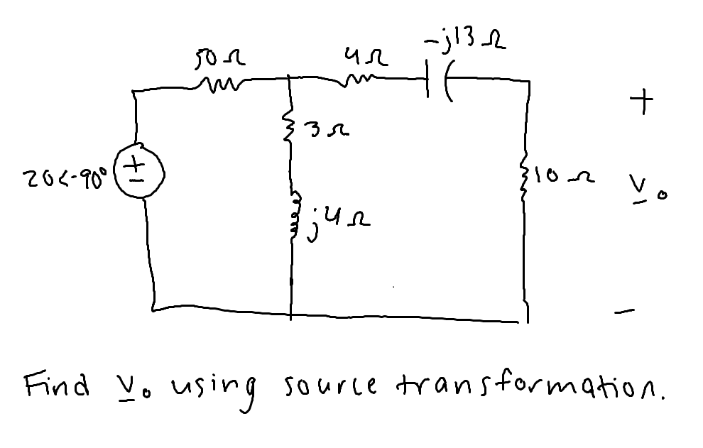 Solved Find using source trans for transformation | Chegg.com