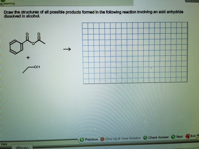 Solved gleaming Draw the structures of all possible products | Chegg.com
