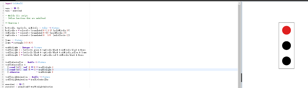 Solved Could someone tell what's with my haskell code? It | Chegg.com