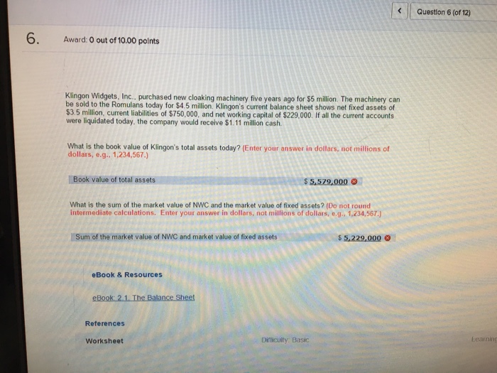 Solved Klingon Widgets. Inc. purchased new cloaking | Chegg.com