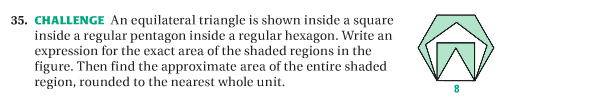 Solved An equilateral triangle is shown inside a square | Chegg.com