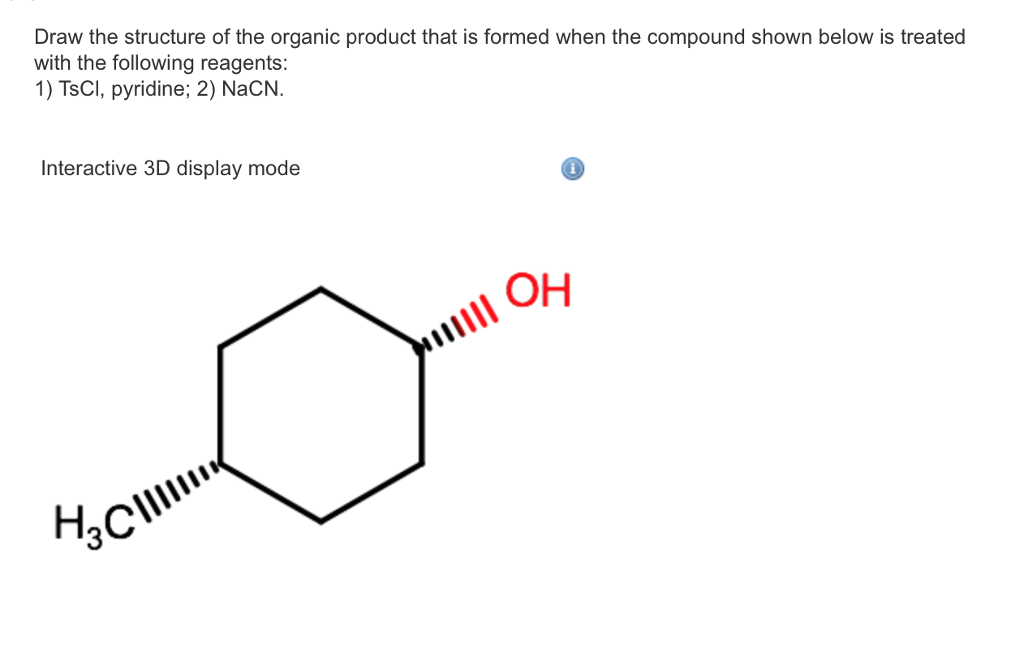Solved Draw the structure of the organic product that is | Chegg.com