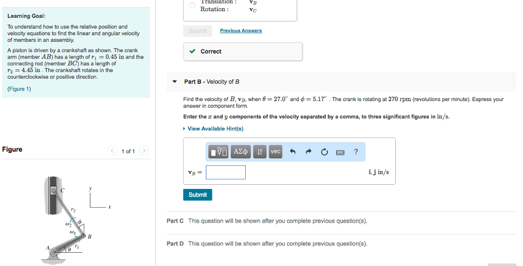 Solved Translation: Rotation: VB VC Learning Goal To | Chegg.com