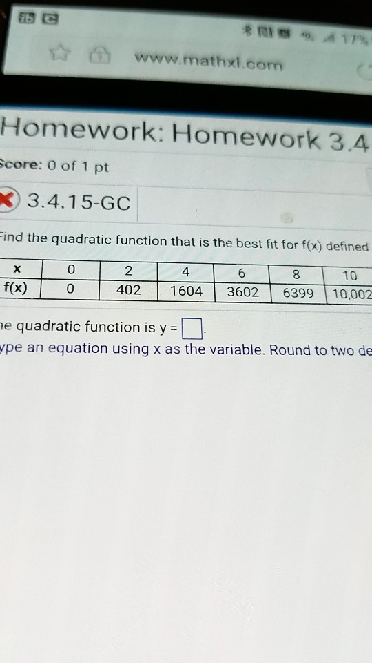 Solved 西国 www.mathxl.com Homework: Homework 3.4 Score: O of | Chegg.com